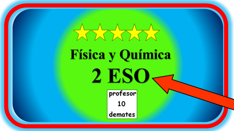 Física y Química 2 ESO ejercicios resueltos - profesor10demates