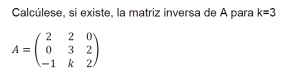 Cómo calcular la INVERSA de una MATRIZ Ejercicios - profesor10