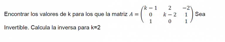 Cómo calcular la INVERSA de una MATRIZ Ejercicios - profesor10