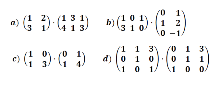 Multiplicación De Matrices Ejercicios Resueltos Profesor10demates 3460