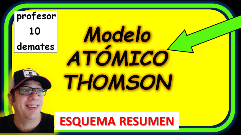 Modelo atómico de Thomson Características y esquema resumen ...